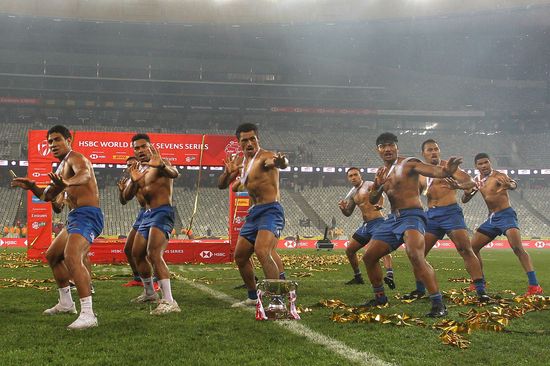 Samoa Perform Traditional Haka They Celebrate Editorial Stock Photo ...