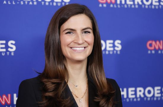 Kaitlan Collins Arrives On Red Carpet Editorial Stock Photo - Stock ...
