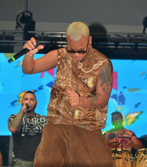 El Chacal Un Titico Perform Live Editorial Stock Photo - Stock Image ...