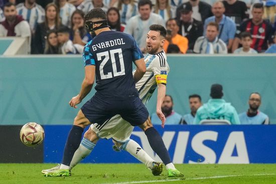 Lionel Messi Argentina Crosses Ball Past Editorial Stock Photo - Stock ...