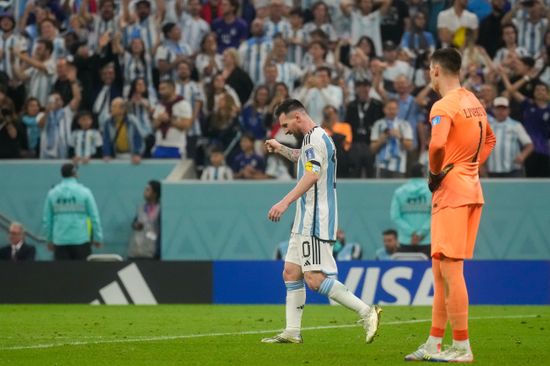 Lionel Messi Argentina Celebrates Setting Julian Editorial Stock Photo ...