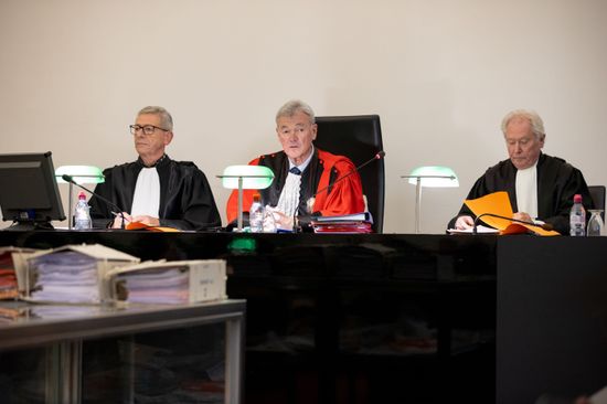 Chairman Antoon Boyen C His Assessors Editorial Stock Photo - Stock ...