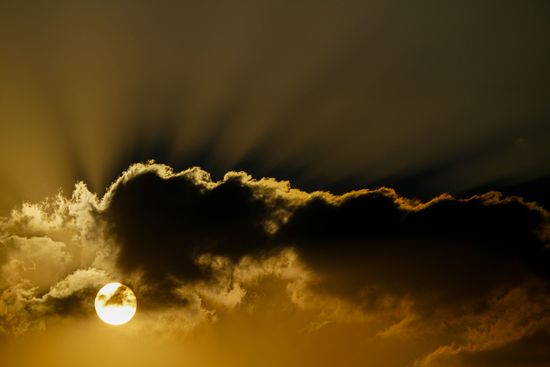 Sun Starts Setting Doha On Eve Editorial Stock Photo - Stock Image ...