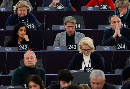 Belgian Mep Maria Arena Middle Row Editorial Stock Photo - Stock Image ...