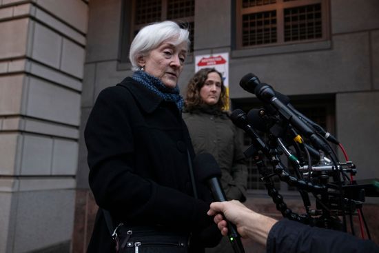 Stephanie Bernstein L Widow Late Michael Editorial Stock Photo - Stock ...