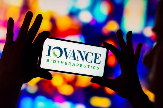 This Photo Illustration Iovance Biotherapeutics Logo Editorial Stock ...