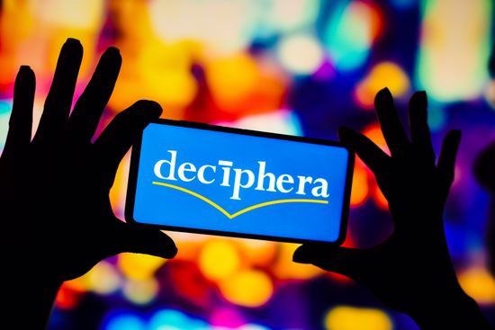 This Photo Illustration Deciphera Pharmaceuticals Logo Editorial Stock ...