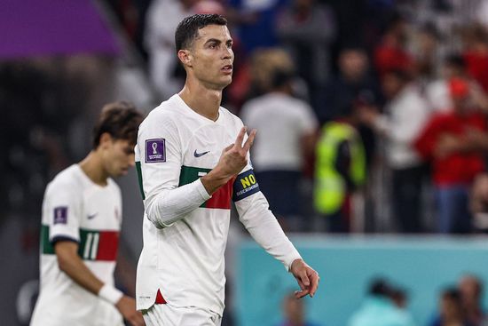 Cristiano Ronaldo Portugal Ask Referee There Editorial Stock Photo ...
