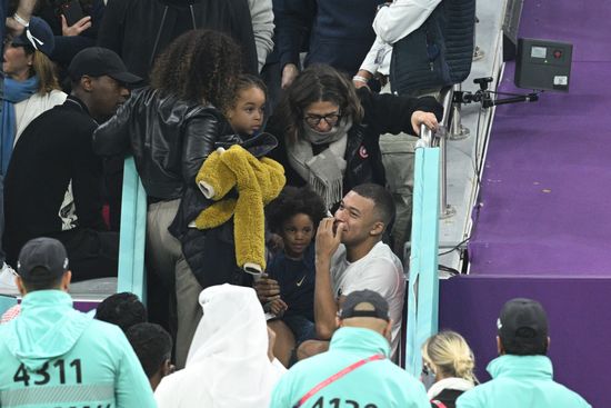 Kylian Mbappe Family Waiting Fifa World Editorial Stock Photo - Stock ...