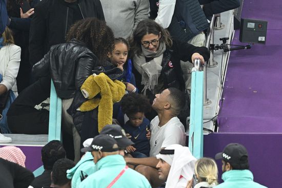 Kylian Mbappe Family Waiting Fifa World Editorial Stock Photo - Stock ...