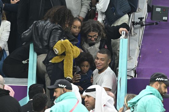Kylian Mbappe Family Waiting Fifa World Editorial Stock Photo - Stock ...