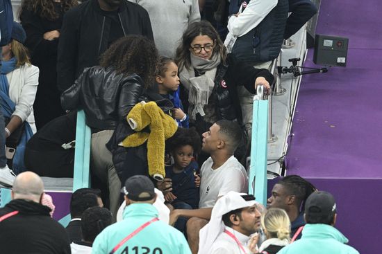 Kylian Mbappe Family Waiting Fifa World Editorial Stock Photo - Stock ...