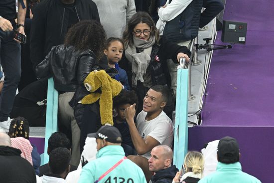Kylian Mbappe Family Waiting Fifa World Editorial Stock Photo - Stock ...