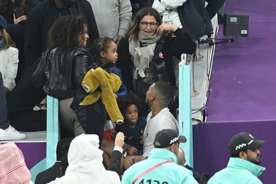 Kylian Mbappe Family Waiting Fifa World Editorial Stock Photo - Stock ...