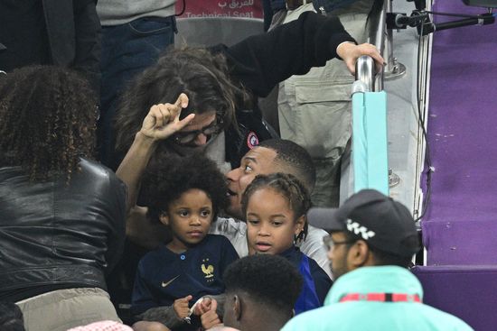 Kylian Mbappe Family Waiting Fifa World Editorial Stock Photo - Stock ...