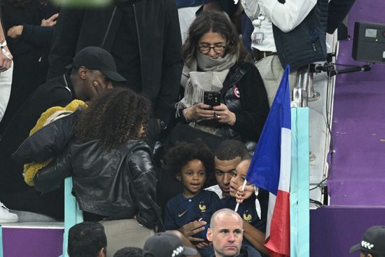 Kylian Mbappe Family Waiting Fifa World Editorial Stock Photo - Stock ...