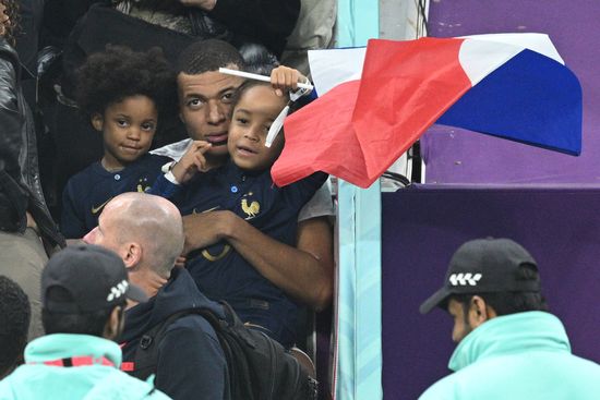 Kylian Mbappe Family Waiting Fifa World Editorial Stock Photo - Stock ...