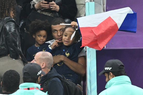 Kylian Mbappe Family Waiting Fifa World Editorial Stock Photo - Stock ...