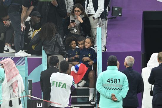 Kylian Mbappe Family Waiting Fifa World Editorial Stock Photo - Stock ...