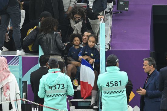 Kylian Mbappe Family Waiting Fifa World Editorial Stock Photo - Stock ...