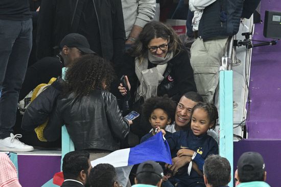 Kylian Mbappe Family Waiting Fifa World Editorial Stock Photo - Stock ...