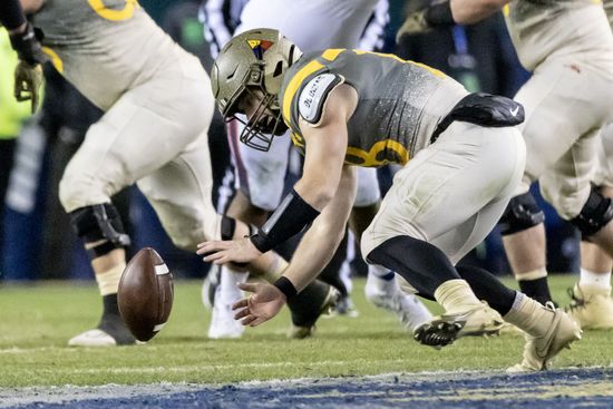 Army Quarterback Cade Ballard 18 Fumbles Editorial Stock Photo - Stock ...
