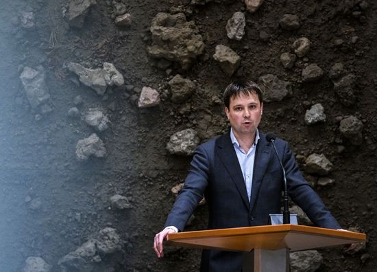 Hague Joost Sneller D66 During Weekly Editorial Stock Photo - Stock ...