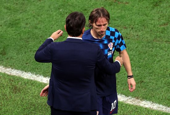 Luka Modric Croatia R Reacts Head Editorial Stock Photo - Stock Image ...