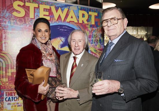 Sir Jackie Stewart Gerald Ronson Wife Editorial Stock Photo - Stock ...