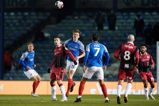 Portsmouth Defender Sean Raggett During Efl Editorial Stock Photo ...
