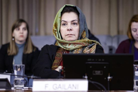 Fatima Gailani Afghan Peace Negotiator During Editorial Stock Photo ...