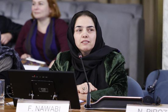 Frozan Nawabi Focal Point Unscr 1325 Editorial Stock Photo - Stock ...