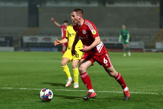 Accrington Stanley Midfielder Liam Coyle 6 Editorial Stock Photo ...