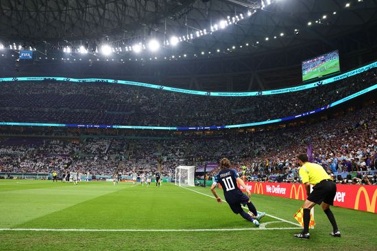 Luka Modric Croatia Takes Corner Kick Editorial Stock Photo - Stock ...