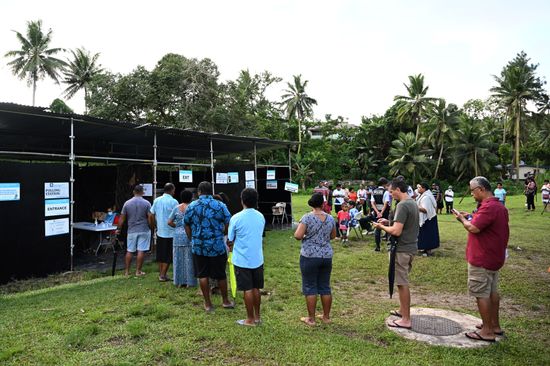 Voters Queue Polling Station Vote During Editorial Stock Photo - Stock ...