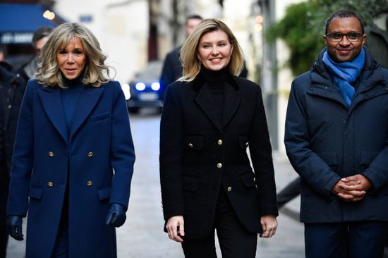 L First Lady France Brigitte Macron Editorial Stock Photo - Stock Image ...