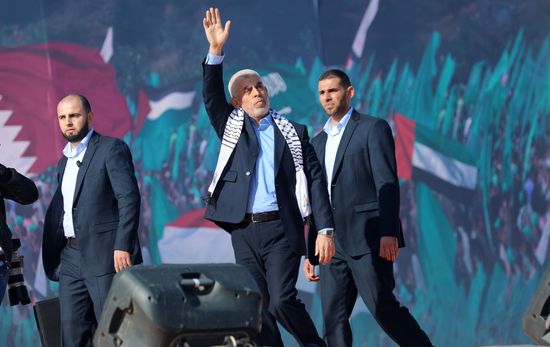 Yahia Alsinwar C Gaza Strip Chief Editorial Stock Photo - Stock Image ...