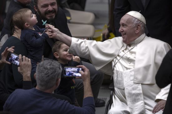Pope Francis Plays Childs Pacifier During Editorial Stock Photo - Stock ...