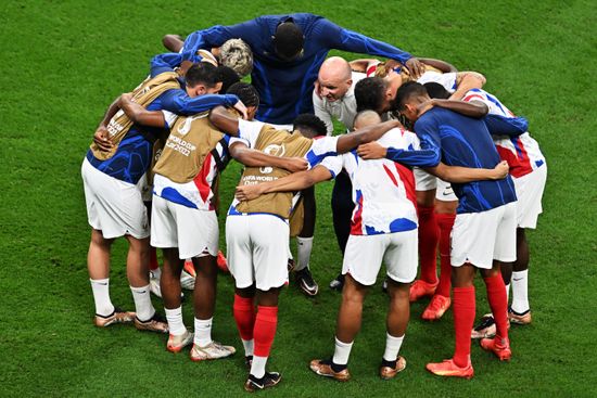 Players France Huddle Ahead Fifa World Editorial Stock Photo - Stock ...