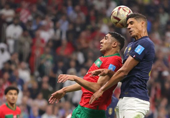 Raphael Varane R France Goes Header Editorial Stock Photo - Stock Image ...