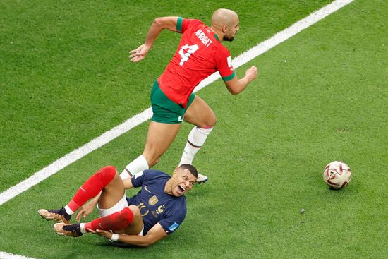Kylian Mbappe Bottom France Falls During Editorial Stock Photo - Stock ...