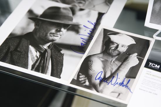 Jack Nicholson Signed Photos Displayed During Editorial Stock Photo ...