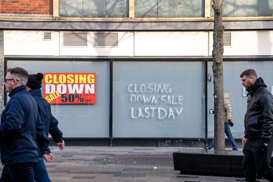 Another Shop Closes Down Slough High Editorial Stock Photo - Stock ...
