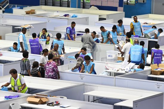Election Office Staff Scrutineers Work Fijian Editorial Stock Photo ...