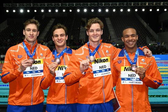 Dutch Relay Team Members Lr Stan Editorial Stock Photo - Stock Image ...