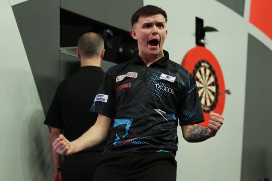 Nathan Rafferty Celebrates After He Wins Editorial Stock Photo - Stock ...