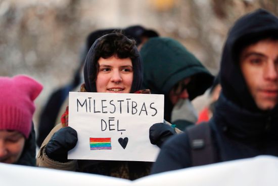 Participants Hold Posters During Picket Outside Editorial Stock Photo ...