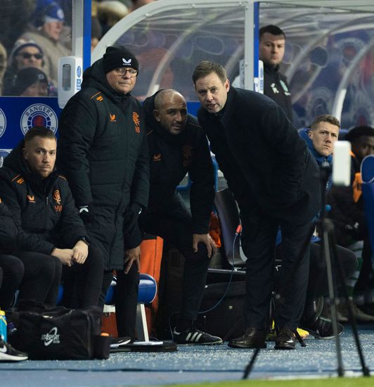 Rangers Manager Michael Beale Talks Damian Editorial Stock Photo ...