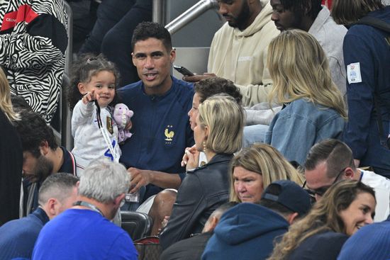 Raphael Varane Family Waiting Fifa Qatar Editorial Stock Photo - Stock ...