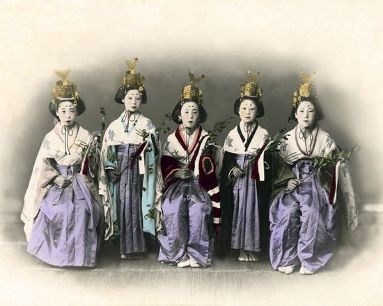 Miko Shinto Temple Maidens Japan Date Editorial Stock Photo - Stock ...